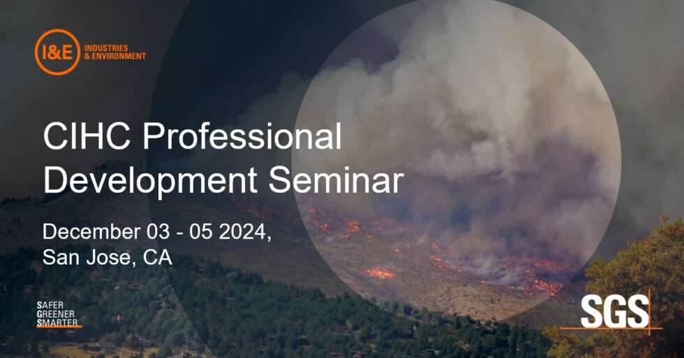 2024 CIHC Professional Development Seminar | SGS Galson